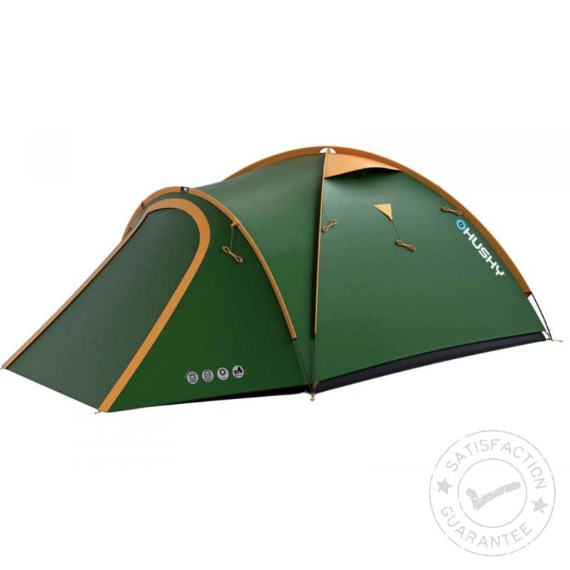 HUSKY Bizon 4 Classic green - Tenda turistica :: XtremGear.it